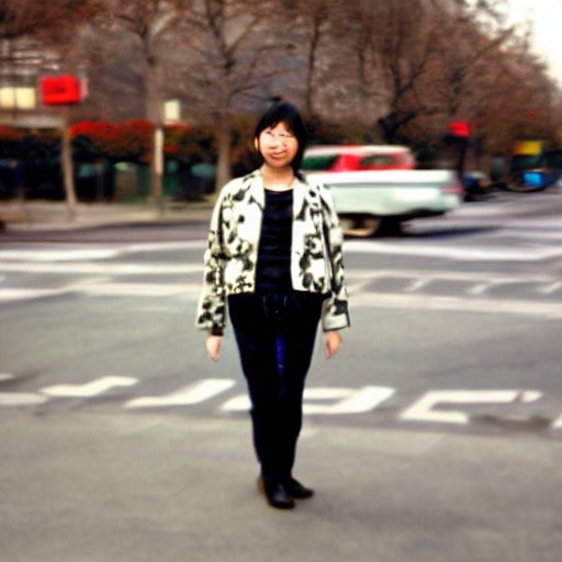 Stable Diffusion prompt: fang lu full body portrait lomo