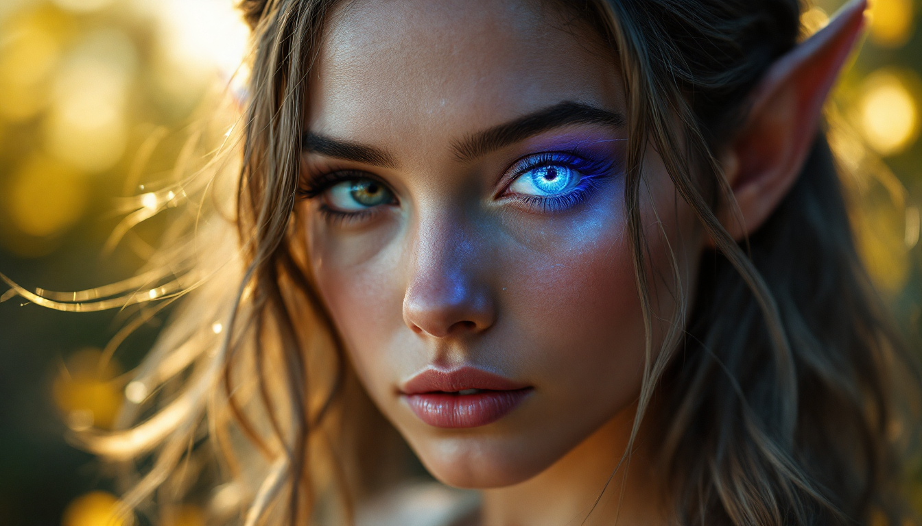 FLUX prompt: ultra realistic over-the-shoulder shot of an...