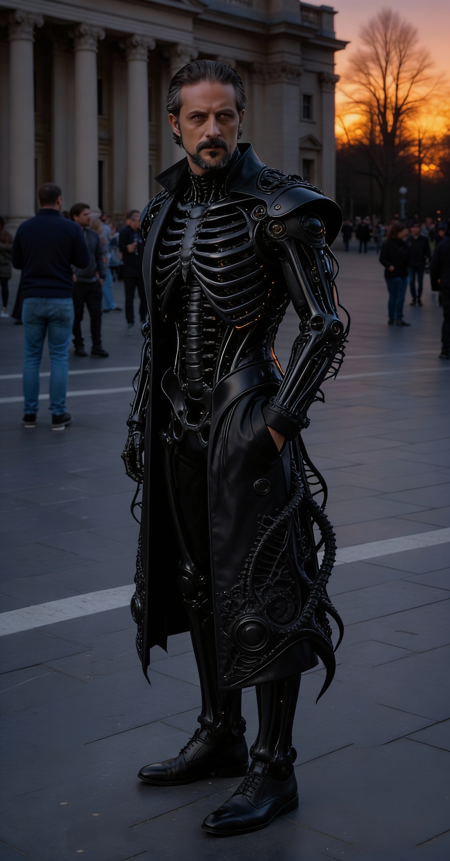 Seedream 4 prompt: photography, front full body shot, man...