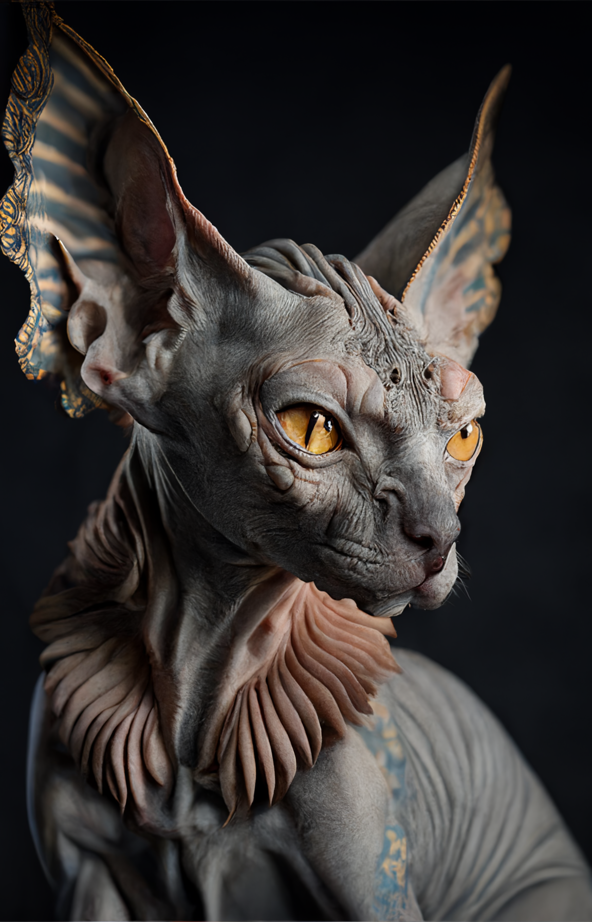 Midjourney prompt: **Insanely detailed studio portrait sh...