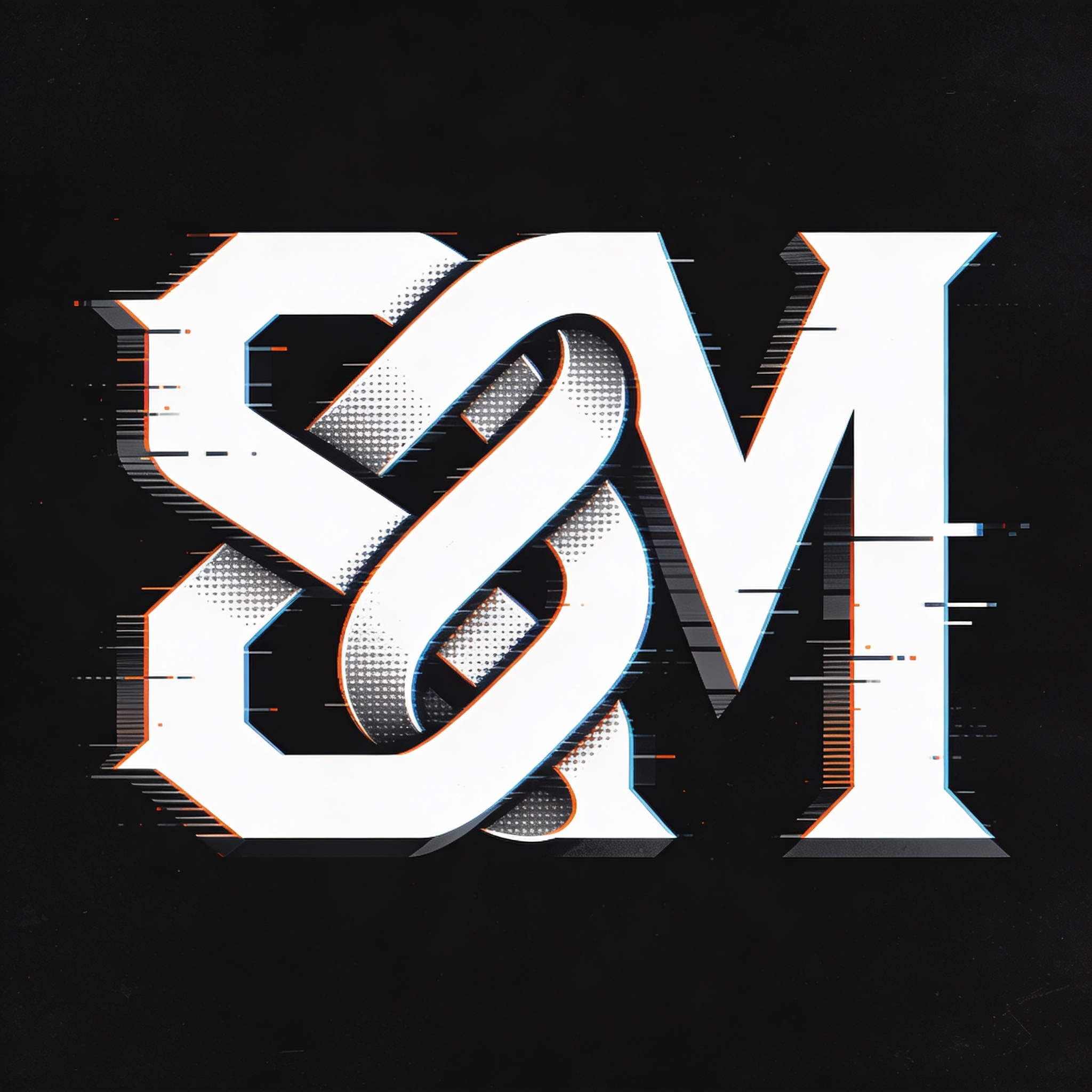 Seedream 4 prompt: The letters “SM” designed as a creativ...