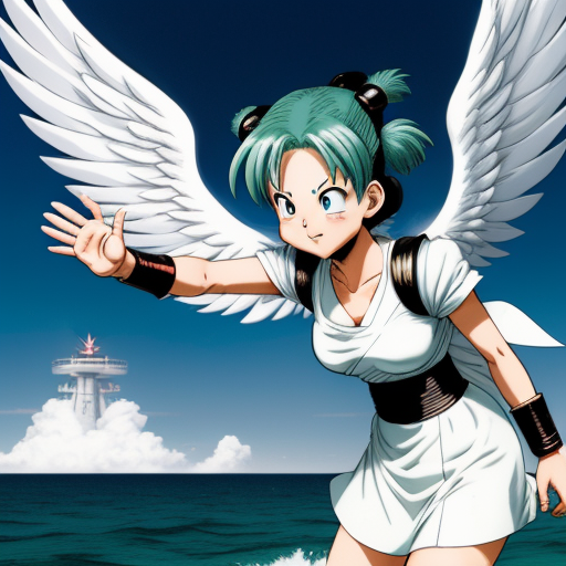DreamShaper prompt: Toriyama Akira's comic IP bulma, with...