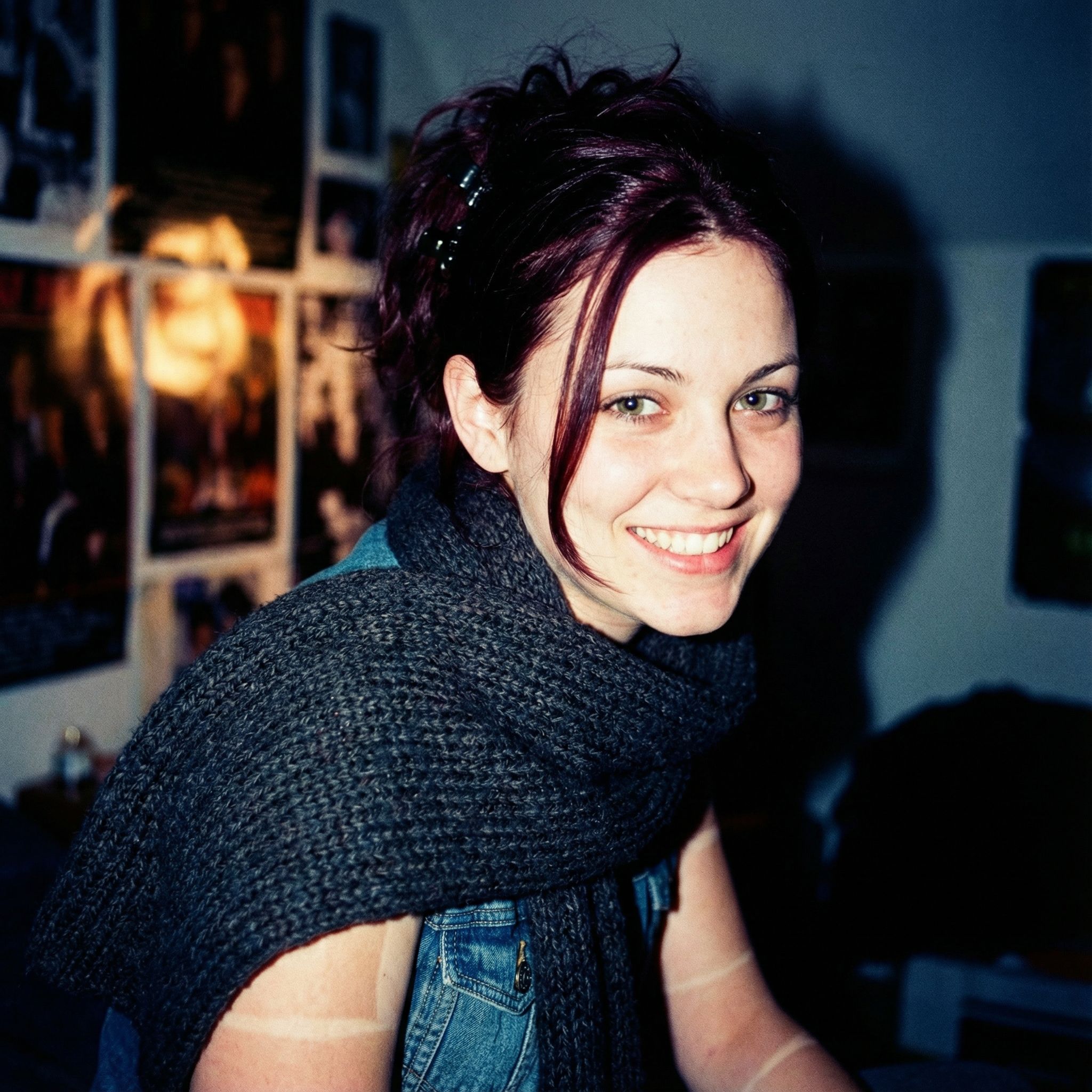 Nano Banana prompt: A gritty 90s style flash photograph o...