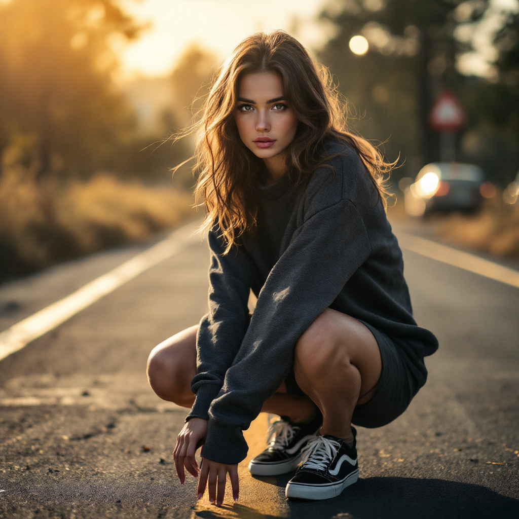 FLUX prompt: photography, dynamic shooting, distance rang...