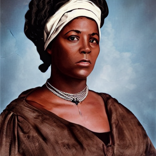 Stable Diffusion prompt: Female attractive black African...