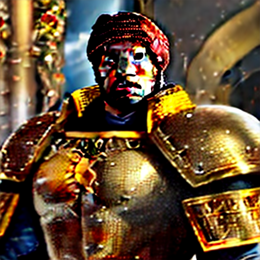 DreamShaper prompt: Henry Cavill depicted as the Emperor ...