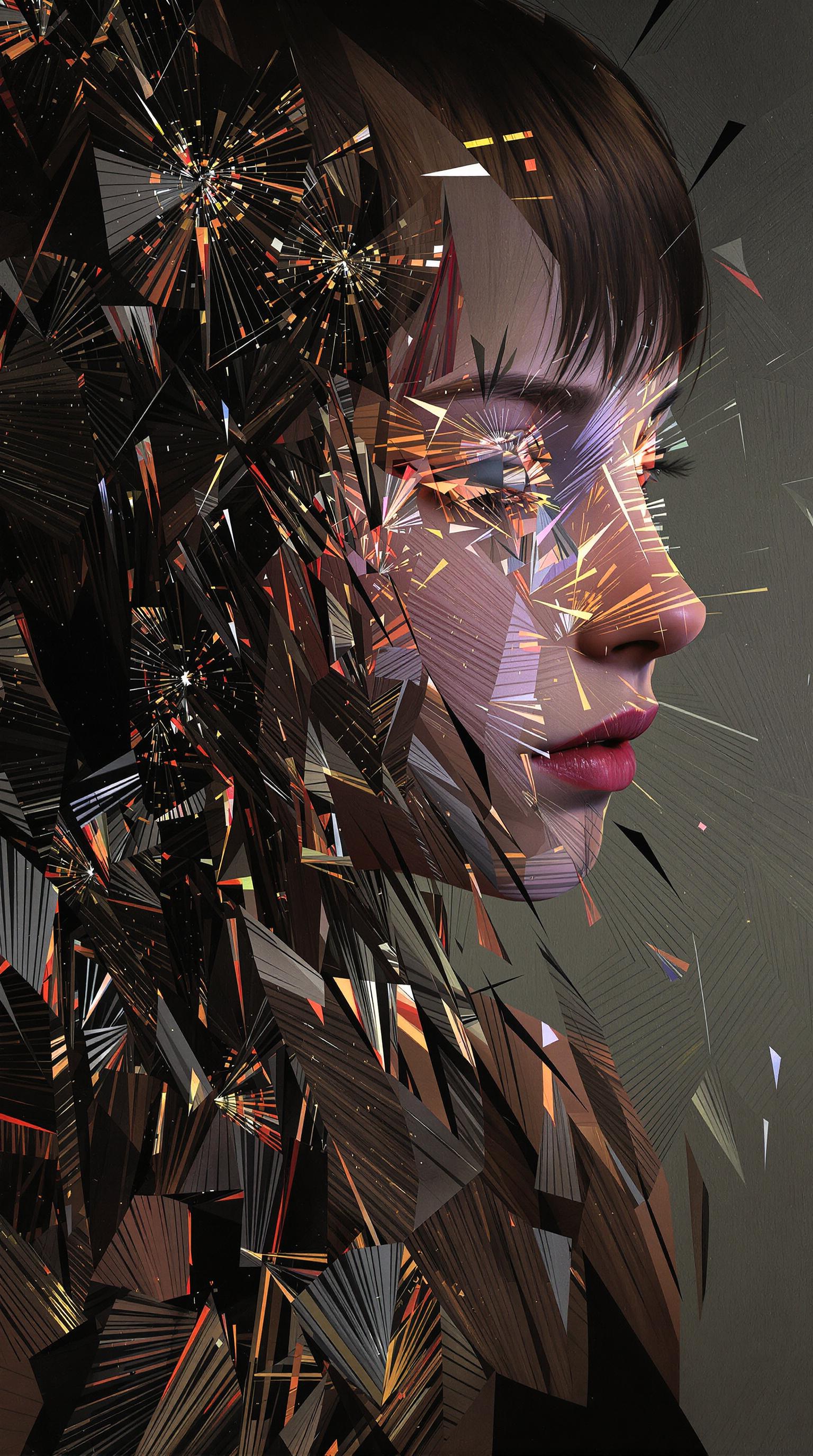 FLUX prompt: Depict a single girl, but with her inter...