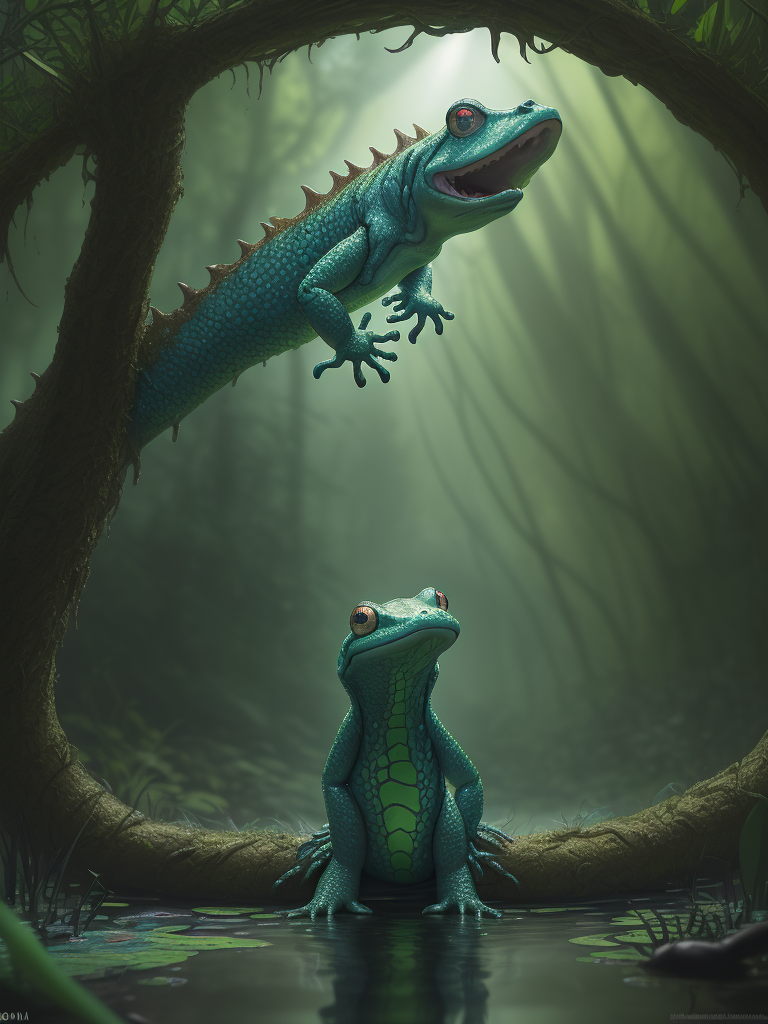 DreamShaper prompt: Masterpiece Pixar Nickelodeon cartoon...