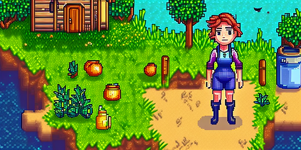 Openjourney prompt: sprite of a stardew valley like chara...