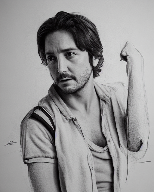 Stable Diffusion prompt: portrait of a mixture of Diego L...