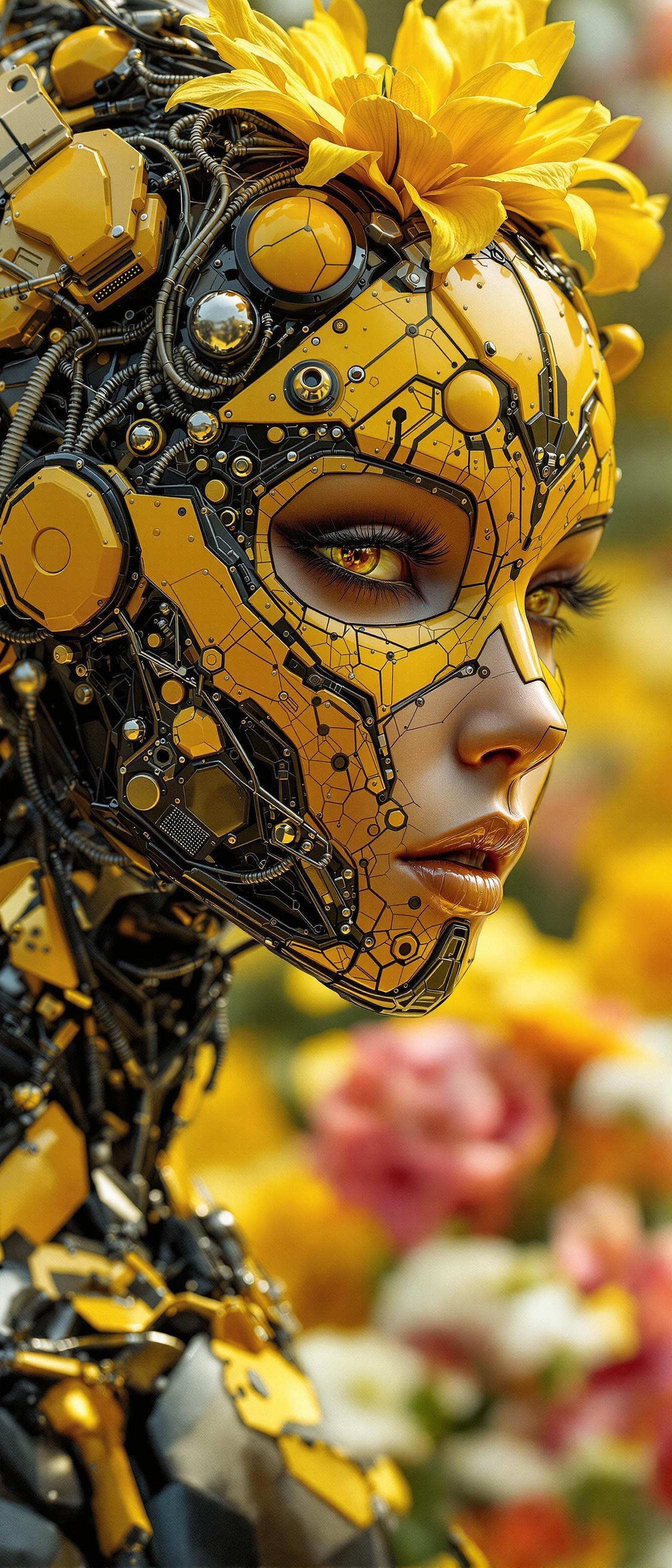 FLUX prompt: complex 3d render ultra detailed of a beauti...