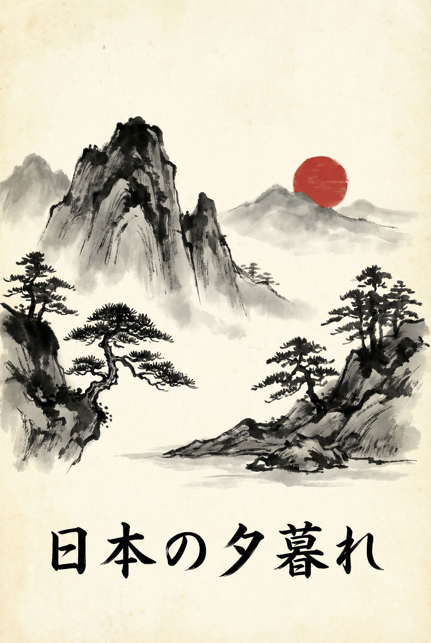 Nano Banana prompt: Ink wash painting Drawing Japanese ar...