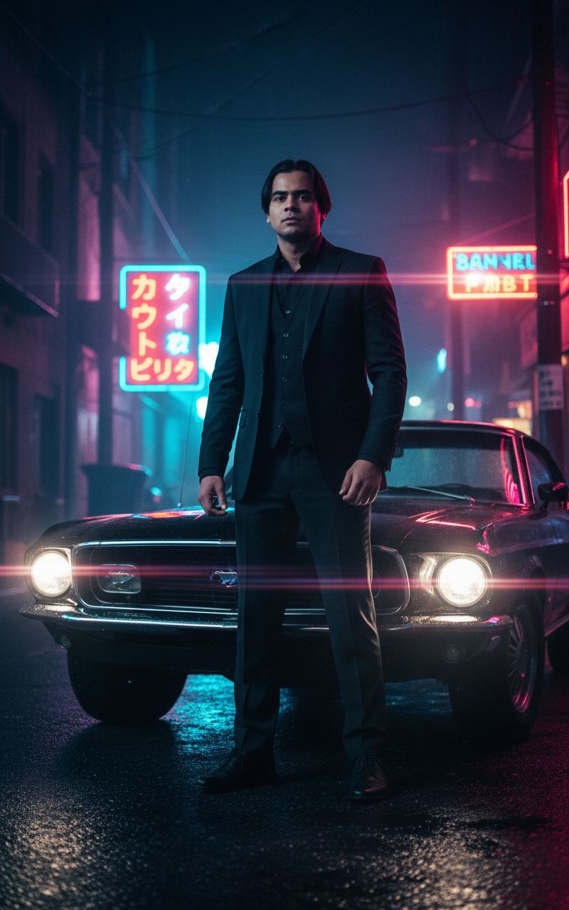 Nano Banana prompt: cinematic film still from the John Wi...