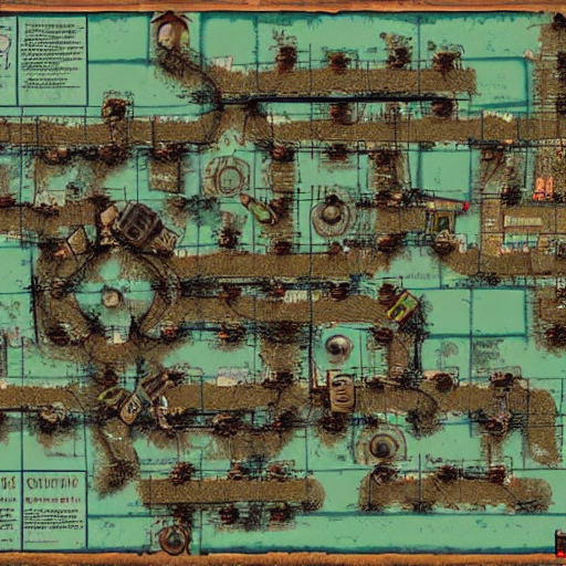 Stable Diffusion prompt: game map of a countryside in a p...