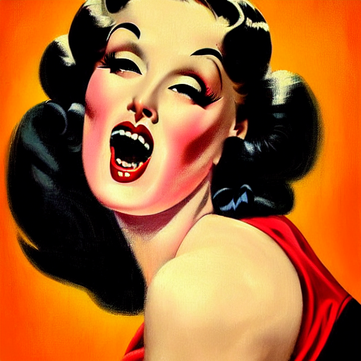 Stable Diffusion prompt: highly realistic painting Retro ...