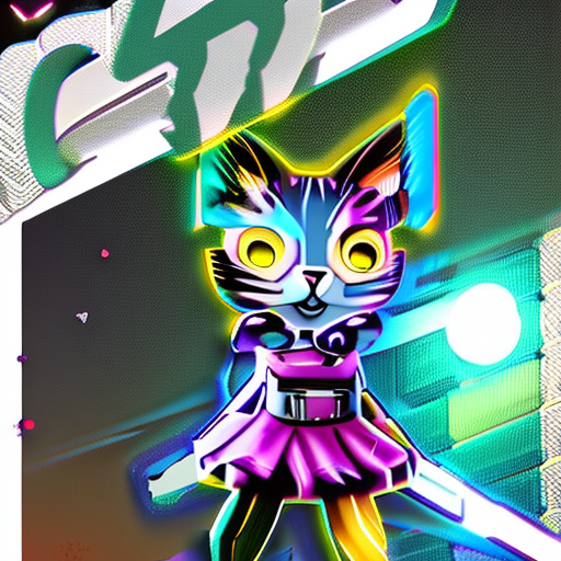 Stable Diffusion prompt: cute cat girl, by Yoji Shinkawa ...