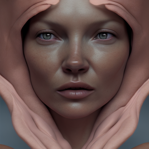 Openjourney prompt: hyper realism, cgi, kate moss, fashio...