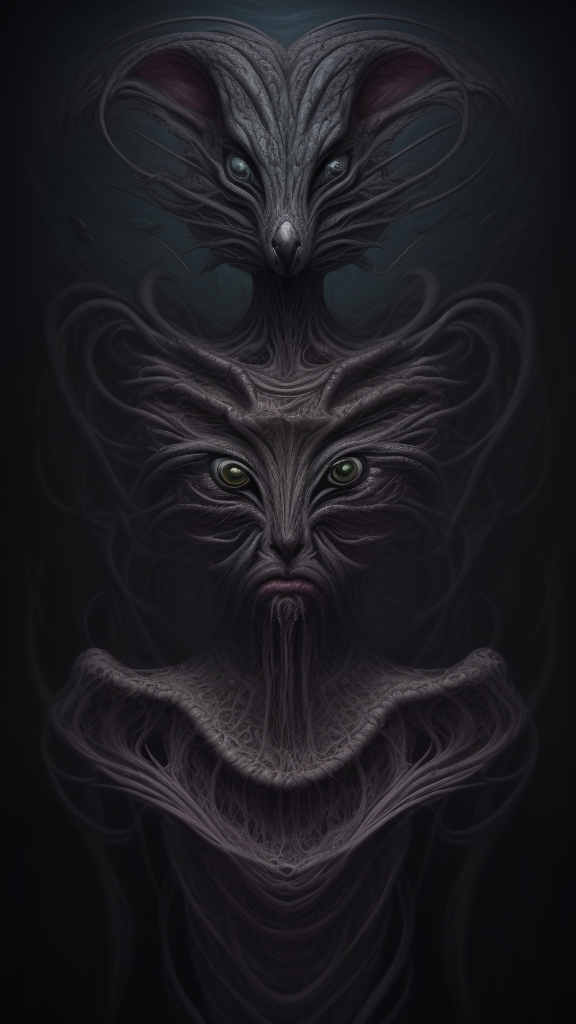 DreamShaper prompt: surreal portrait surrealism art style...