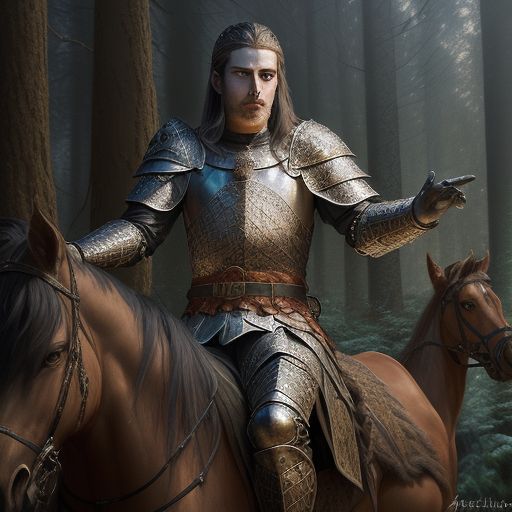 DreamShaper prompt: portrait of the ostrogothic king Theo...