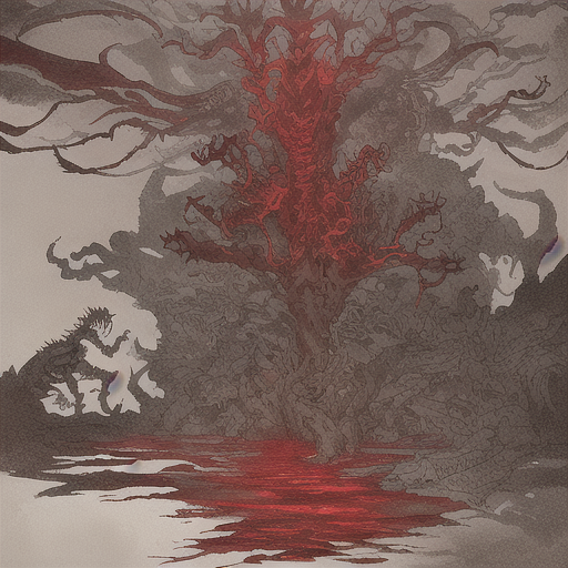 Anything prompt: predatory plants devour monsters:: Sketc...