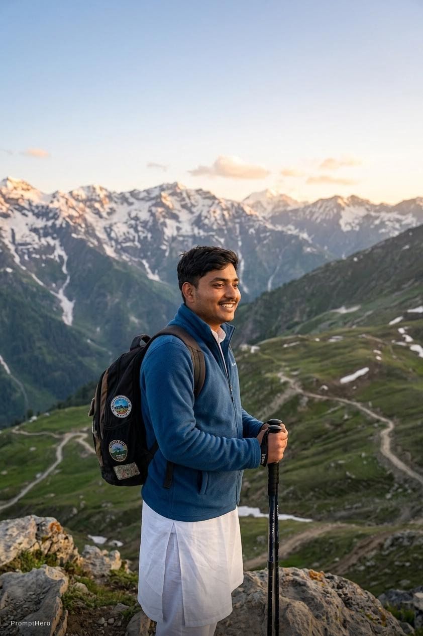 Hero prompt: Mountains travel