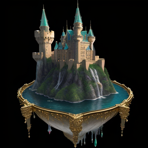 DreamShaper prompt: 3D, HDR (plunging view) photorealist ...