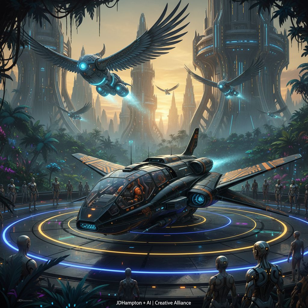 Nano Banana prompt: Futuristic epic adventure, highly adv...