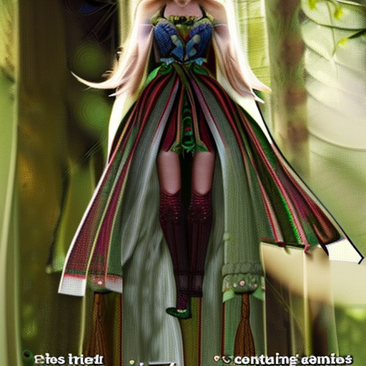 Stable Diffusion prompt: Imagine a beautiful elf standing...