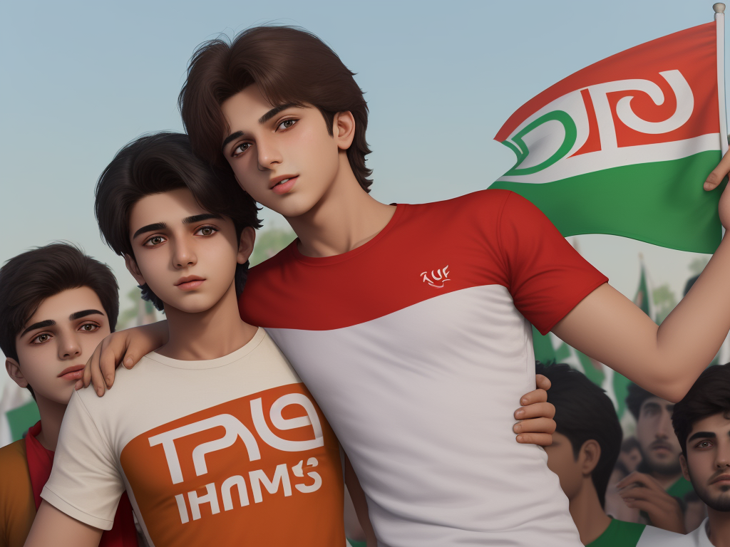 DreamShaper prompt: A 20 Years old Young Boy Wearing PTI ...