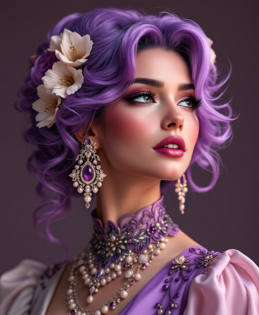FLUX prompt: Portrait of a woman, (ethnicity: 1.2), (age:...