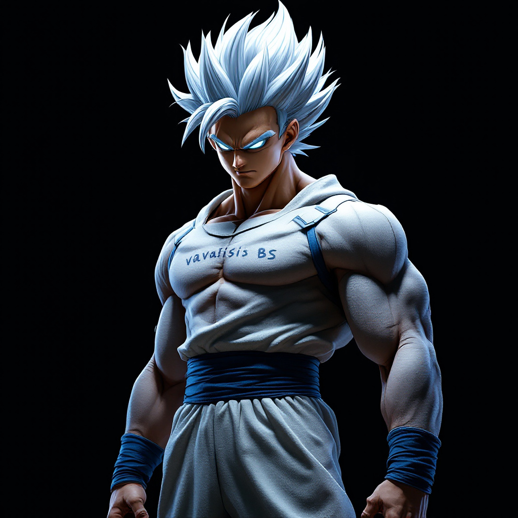 Flux_Realistic_v1 prompt: Songoku Mastered Ultra Instinct...