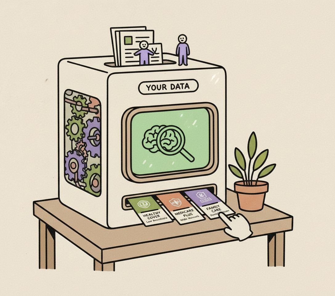 Nano Banana prompt: a ficticious machine that selects the...