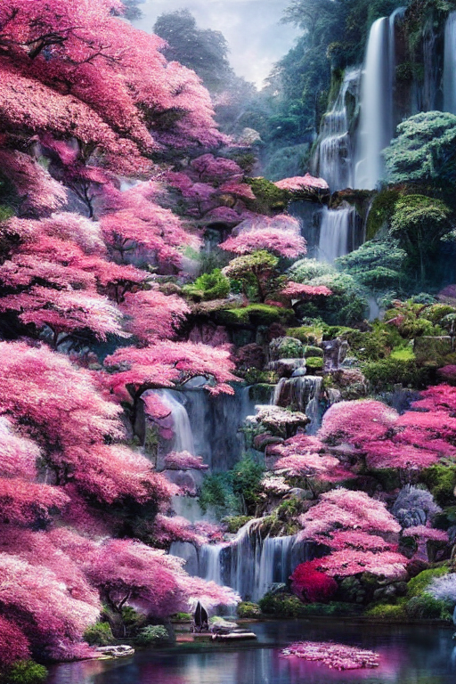 Stable Diffusion prompt: long range view, Beautiful Japan...