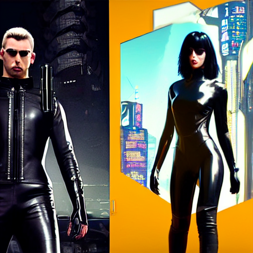 Stable Diffusion prompt: superhero in black latex outfit ...