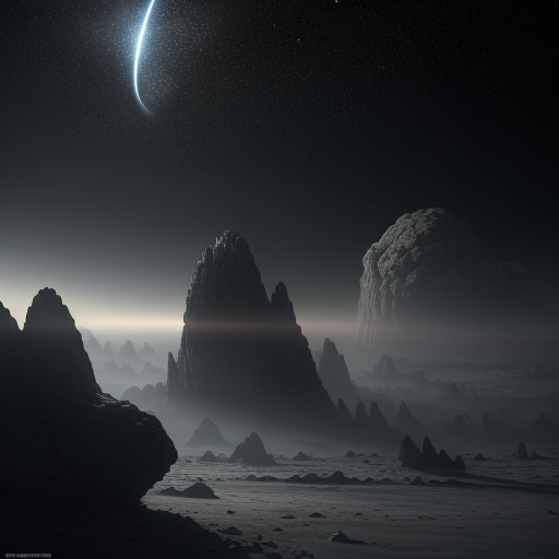 DreamShaper prompt: Asteroids, comet impact, During the s...