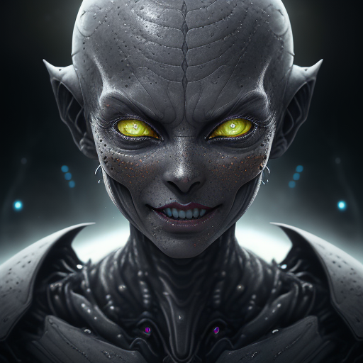 DreamShaper prompt: A RAW photograph, of an evil robotic ...