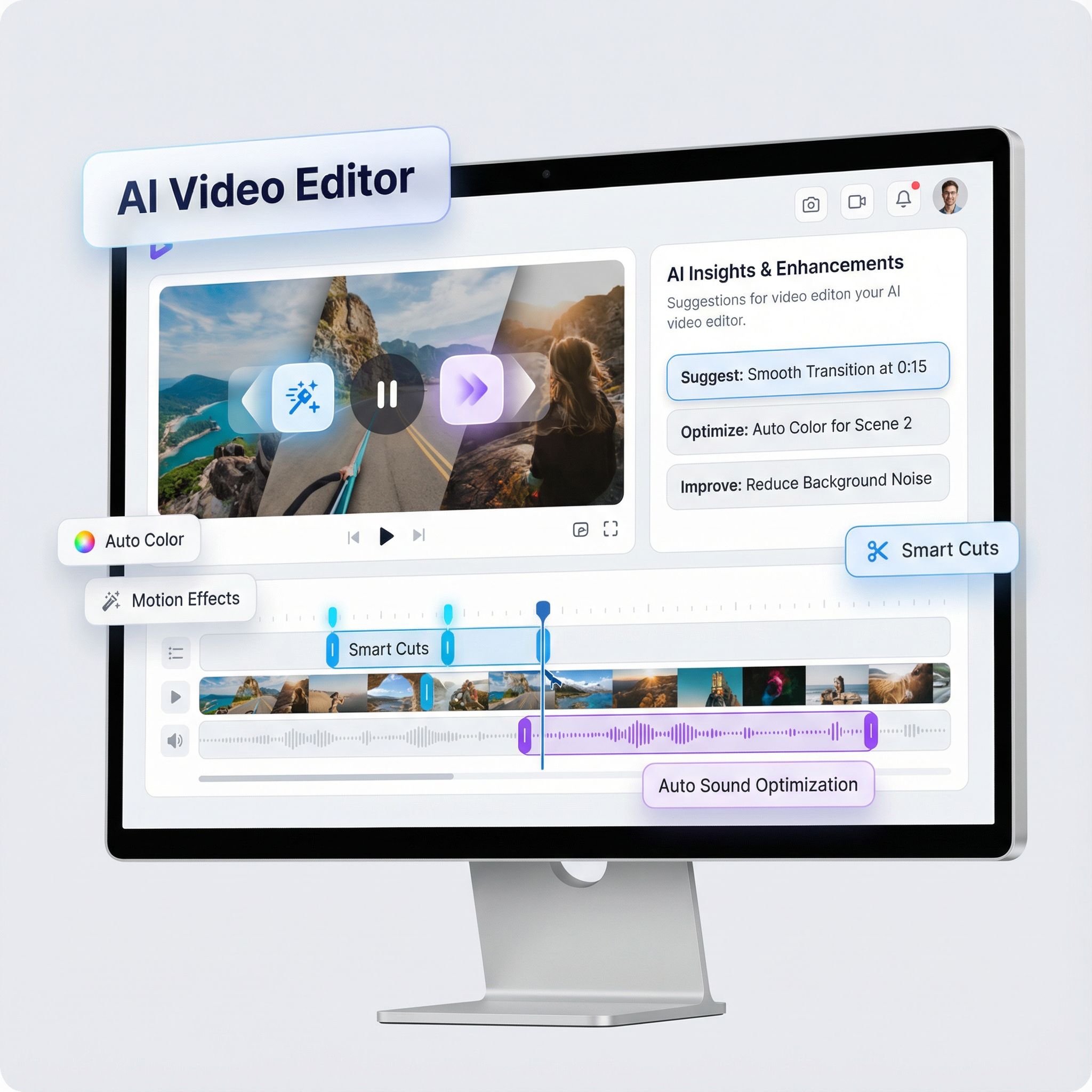 Nano Banana prompt: Create a modern, realistic AI Video E...