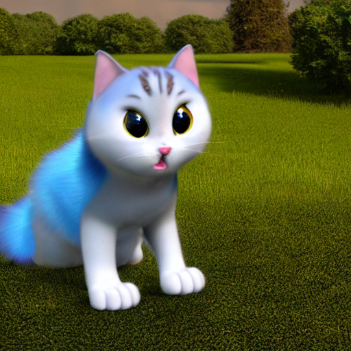 Stable Diffusion prompt: A Pixar style gury cat, in deliv...