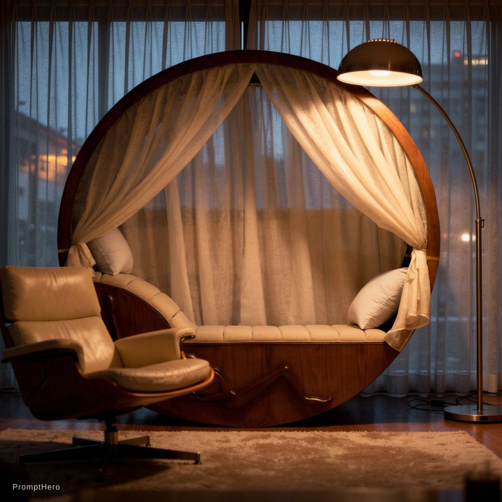 Hero prompt: mid-sized living room with a candid angle, d...