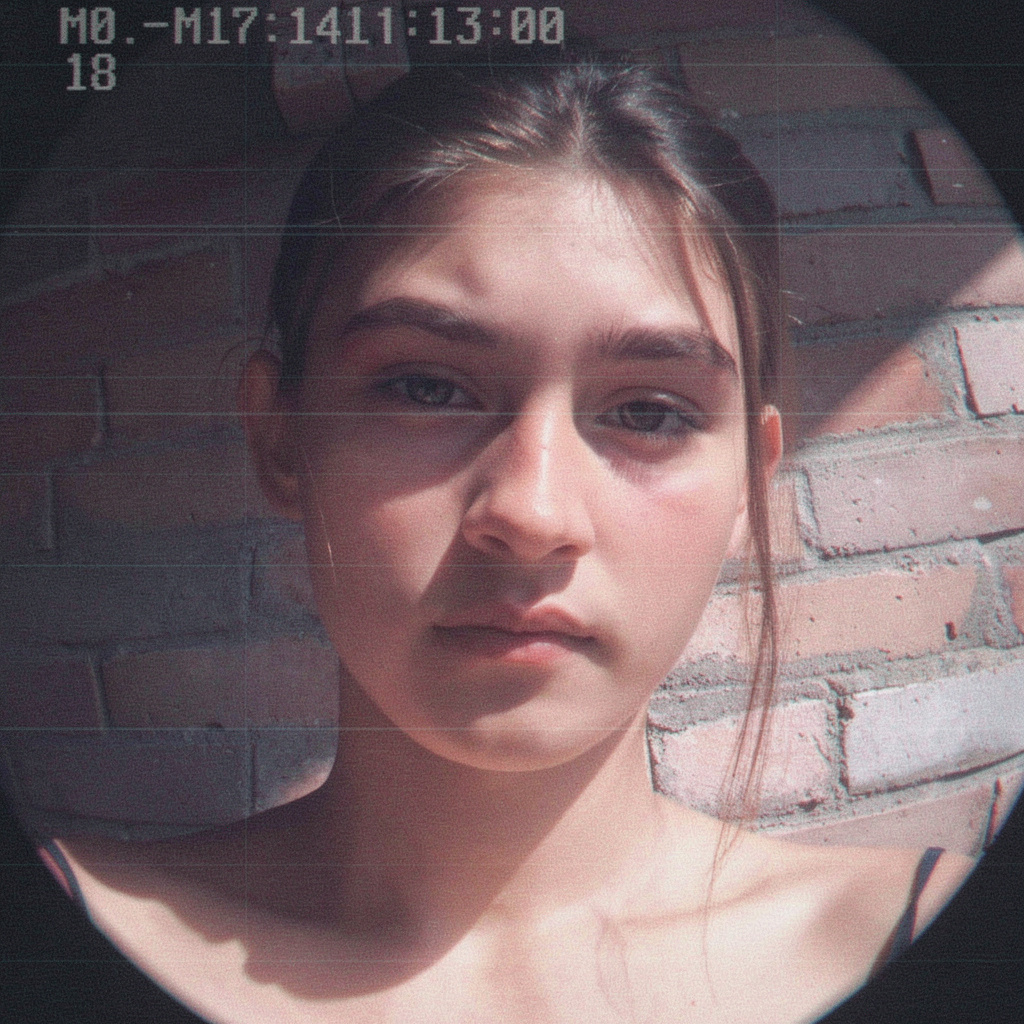 FLUX prompt: RPG, Style: MACRO, a low-quality CCTV camera...