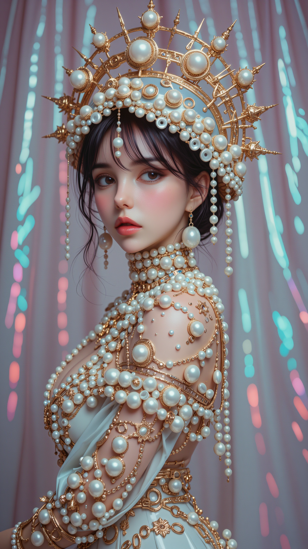 Z Image prompt: Like an amazing movie poster, a beautiful...