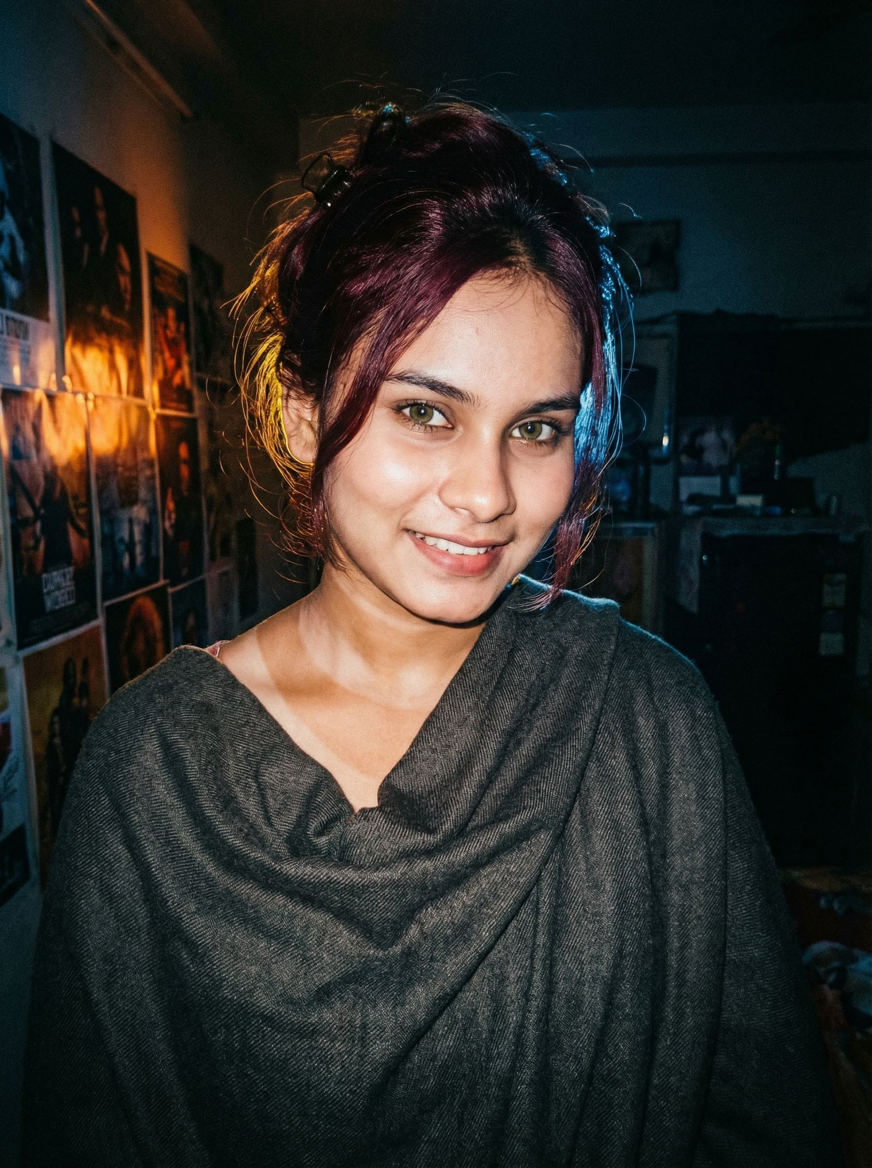 Nano Banana prompt: A gritty 90s style flash photograph o...