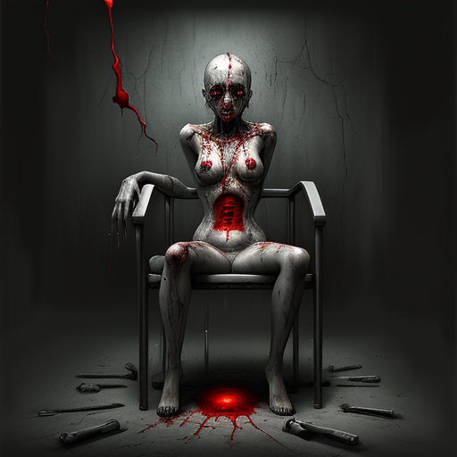 DreamShaper prompt: Art surrealism, pain, torture, Concep...