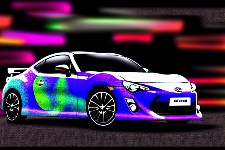 Stable Diffusion prompt: digital artwork of a Toyota GT86...