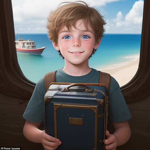 DreamShaper prompt: Toby was a young boy of 6 years old,