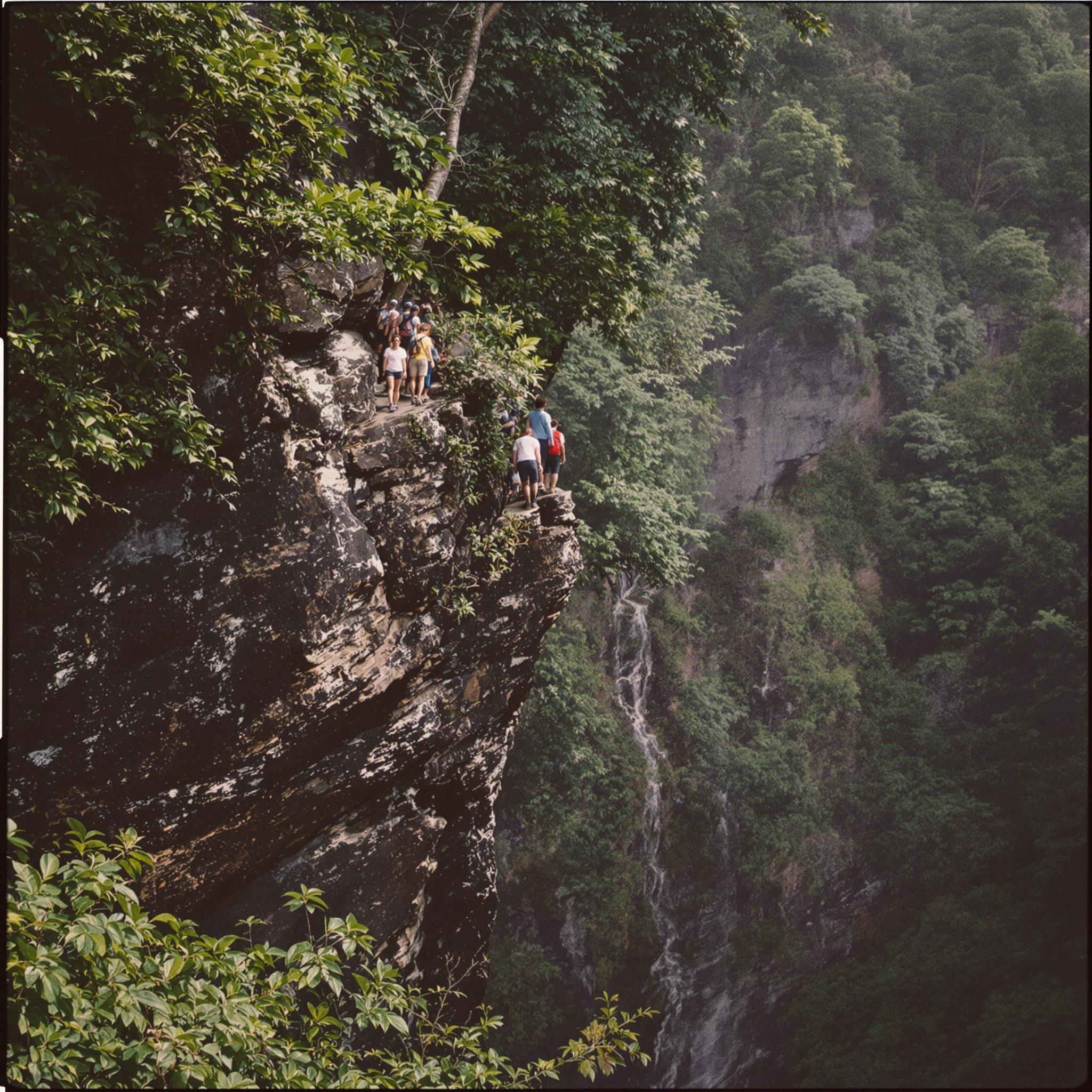 FLUX prompt: madeira hiking, team building retreat, corpo...