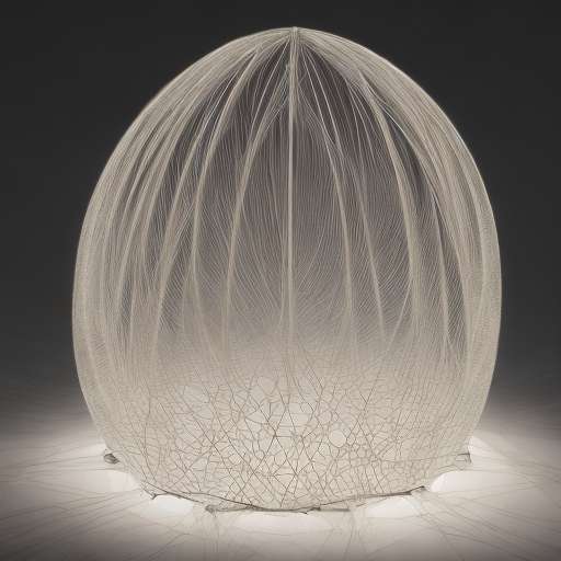 Openjourney prompt: "Behold a marvel of design—an egg-sha...