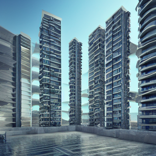 Stable Diffusion prompt: modern Persian architecture comp...