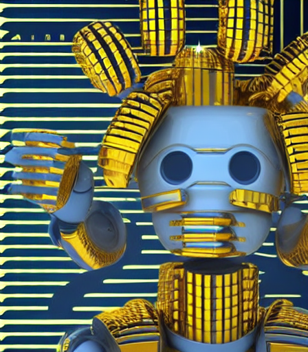 Stable Diffusion prompt: Hyper-realistic money advisor AI...