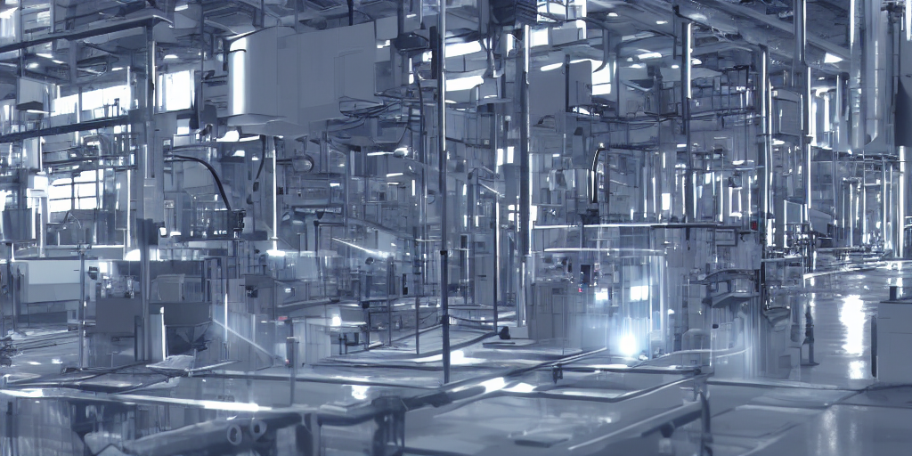 Stable Diffusion prompt: manufacturing plant, continuous ...